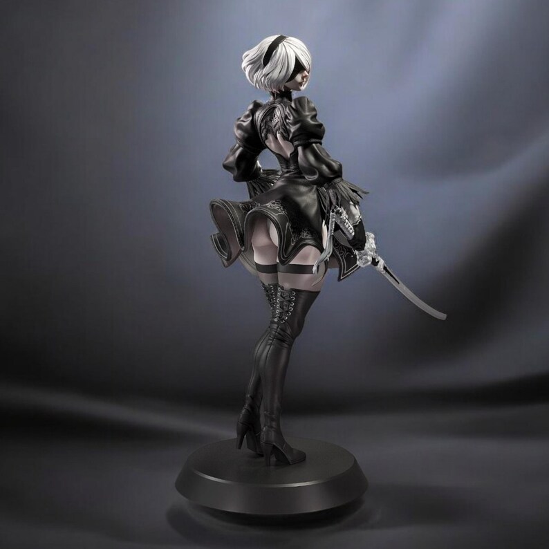 2B Figure STL, Nier Automata 2B Figure Stl File, 2B Figure Stl File ...