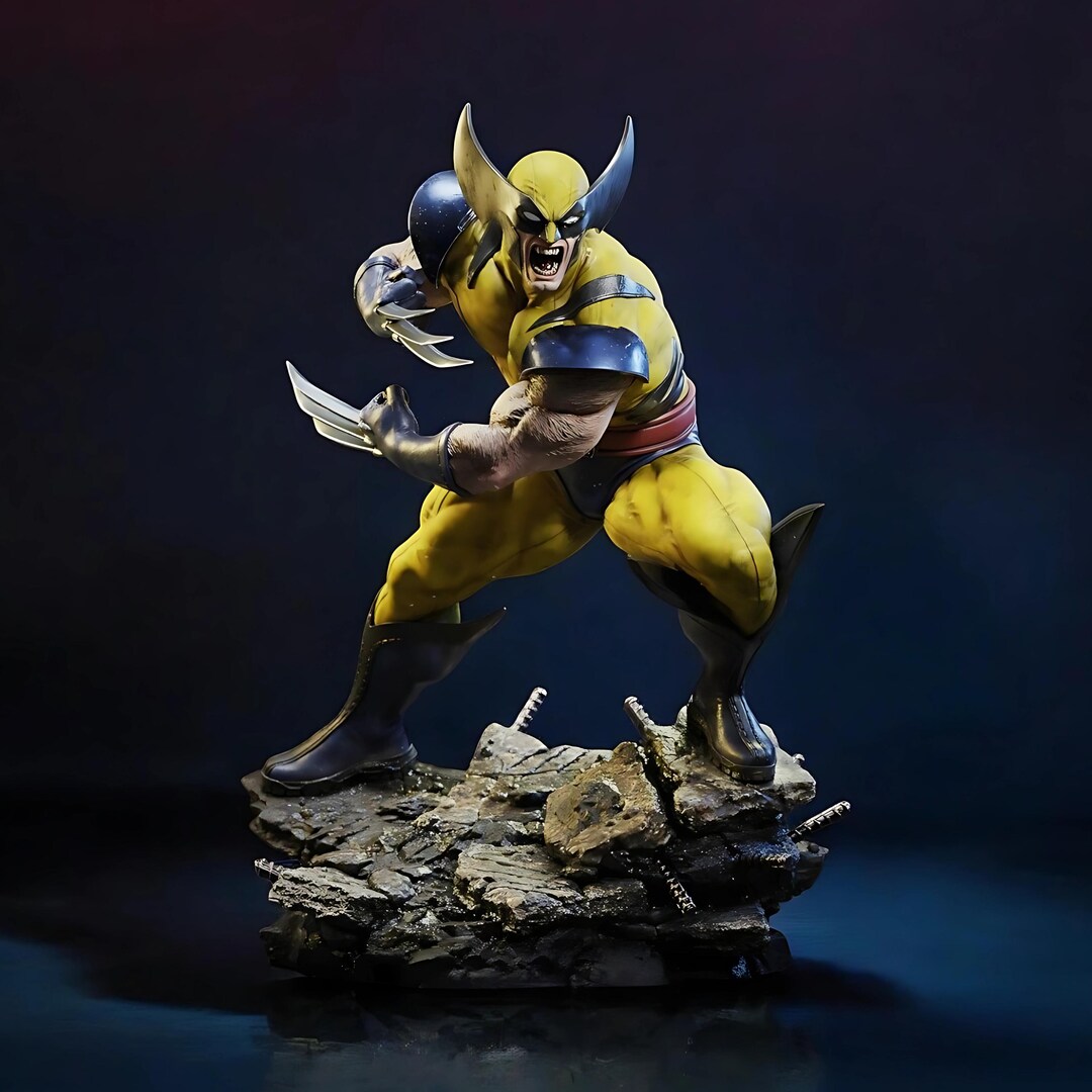 3D Wolverine Figure STL , Deadpool 3 Wolverine Figure Stl File ...