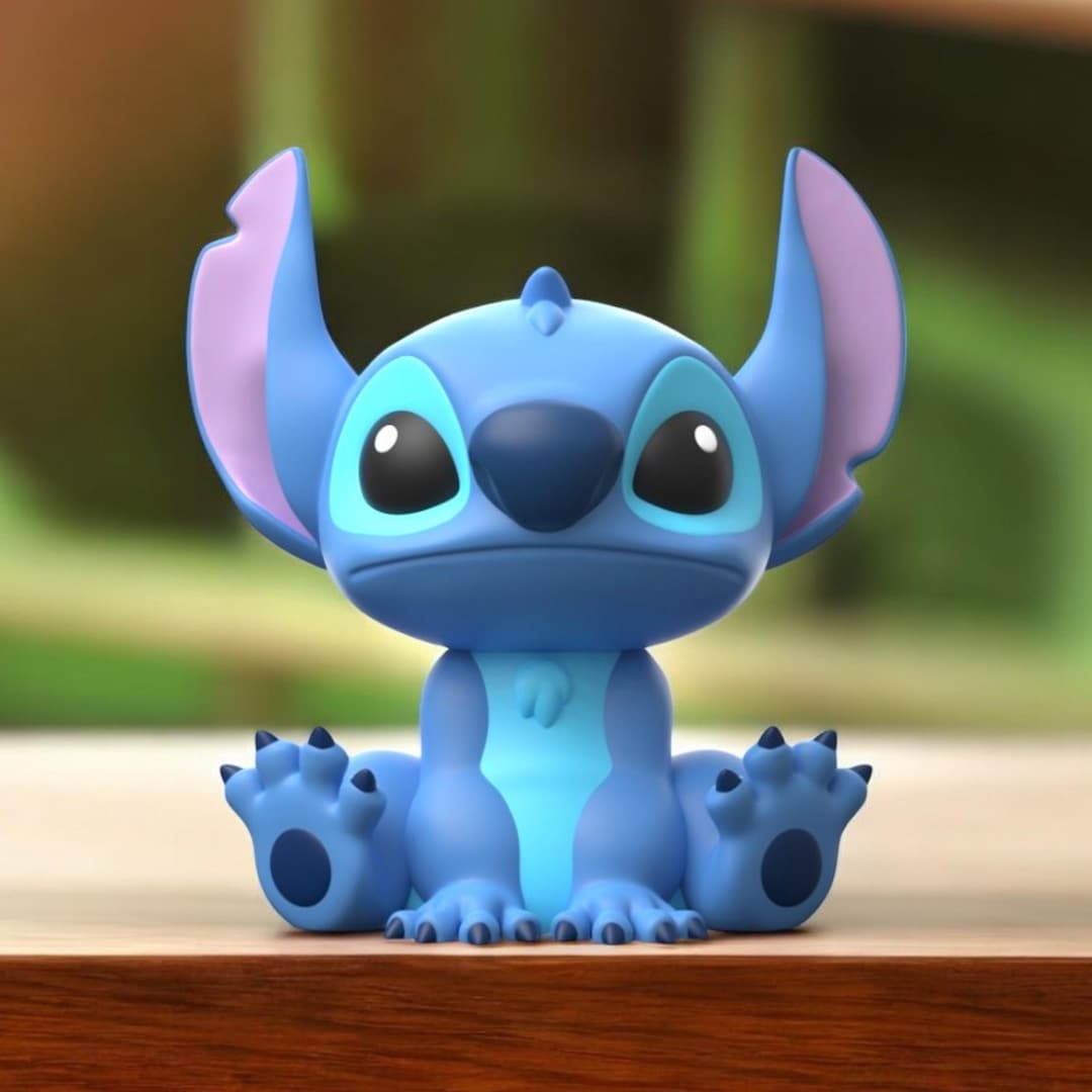3D Stitch Figure Stl File, Stitch Stl File, Sitting Stitch Figure Stl ...