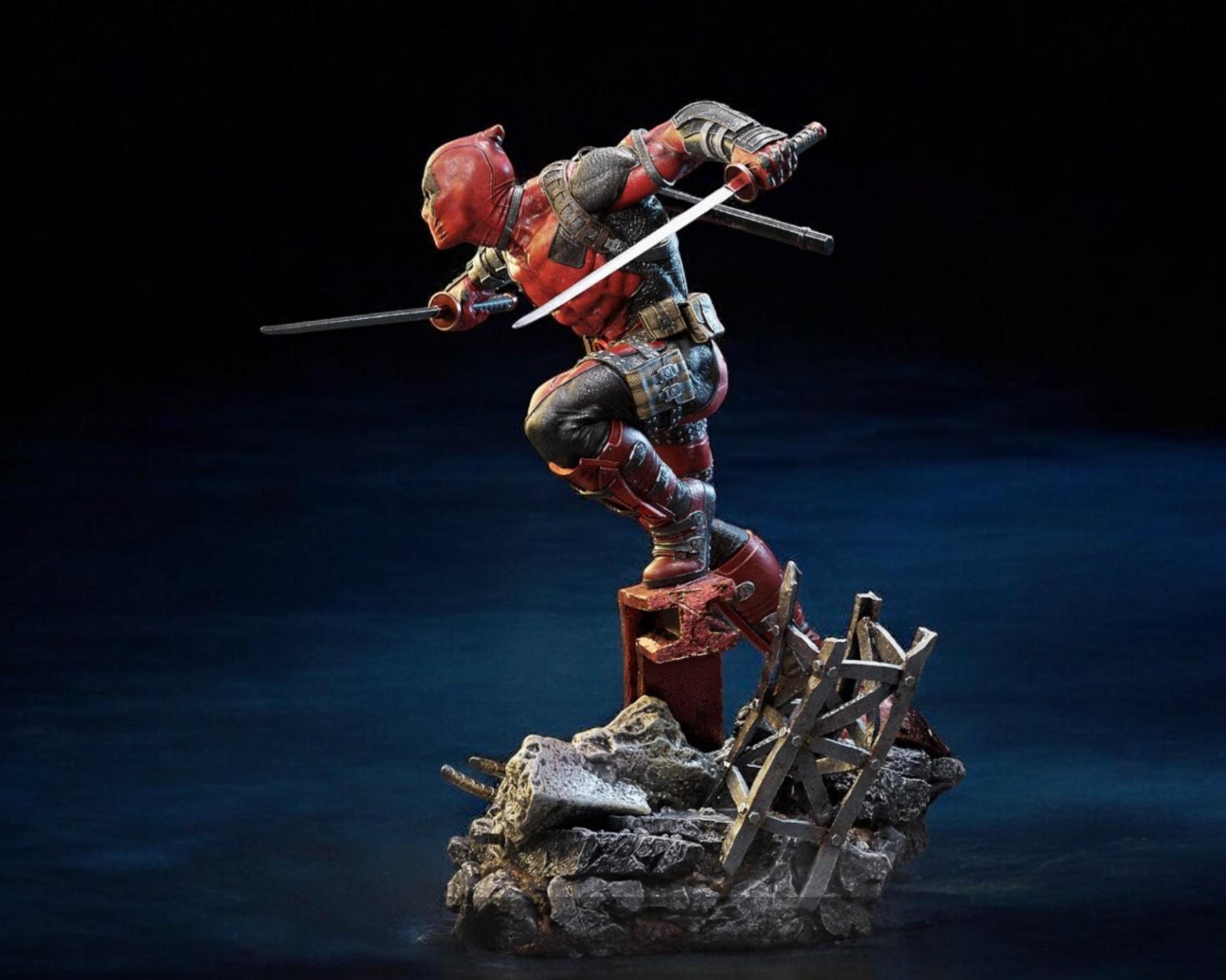 3D Deadpool Figure STL , Deadpool 3 Deadpool Model Stl File, Deadpool ...