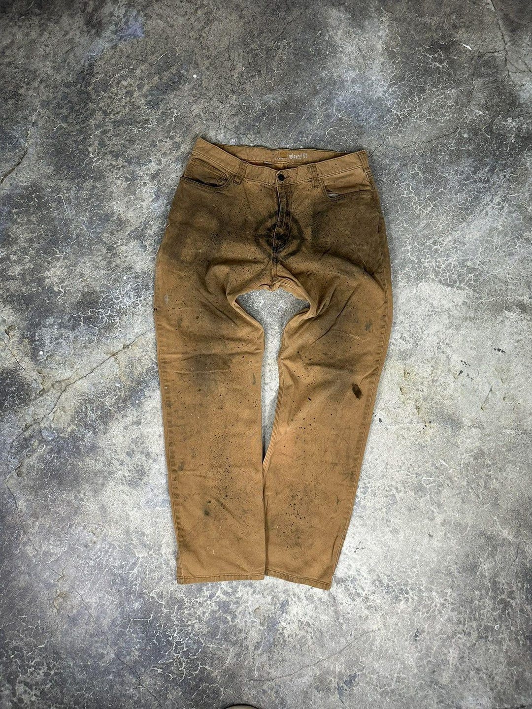 Vintage Carhartt Bullseye Thrashed Pants - Etsy