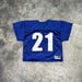 Vintage Mesh Cropped Football Jersey - Etsy