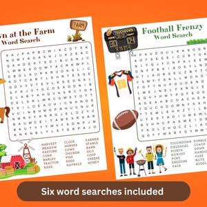 Thanksgiving Word Search Pack - Perfect for Classroom, Friendsgiving ...