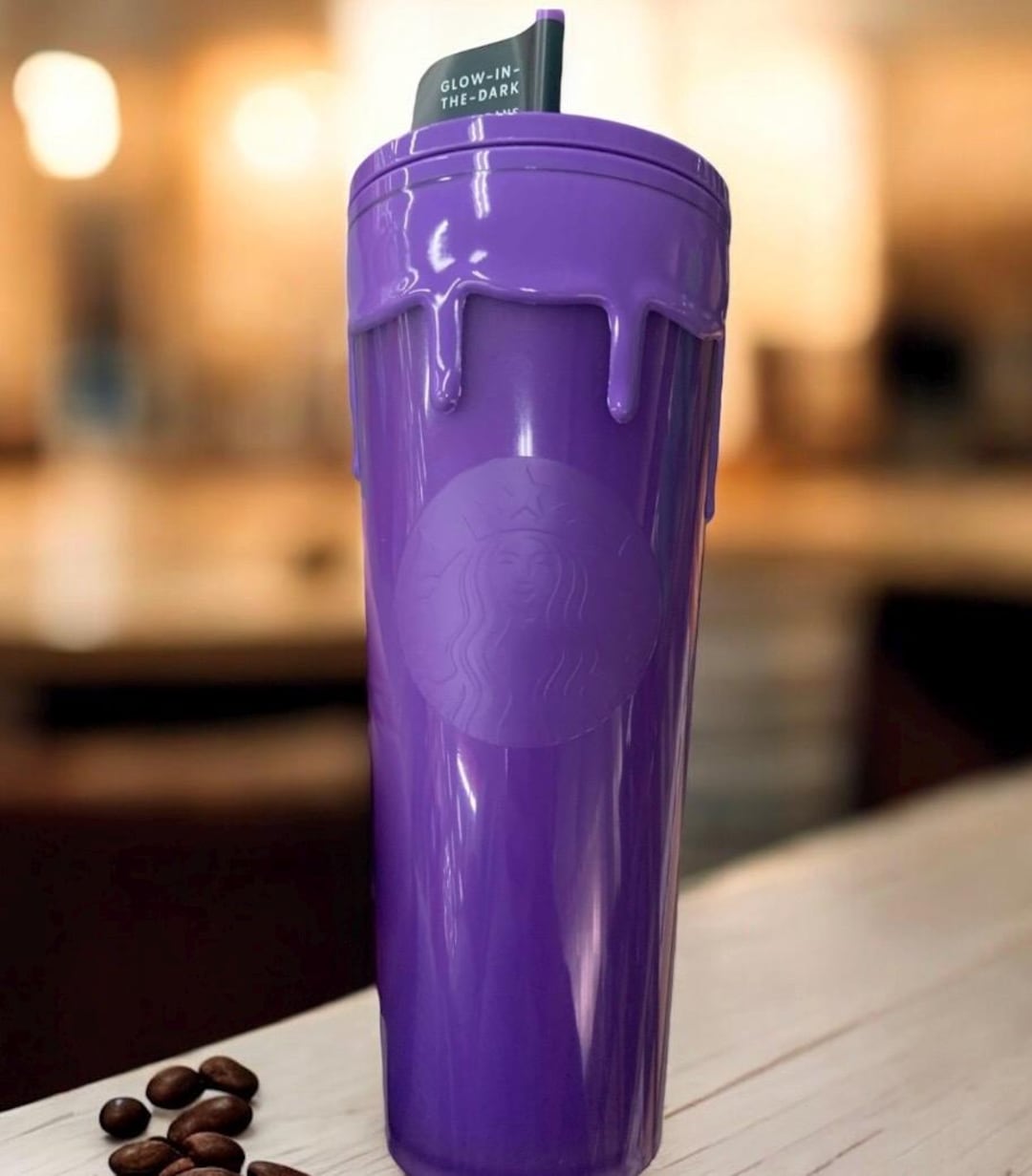 Starbucks Purple Potion Slime Cup Glow in the Dark Venti Cold Tumbler ...
