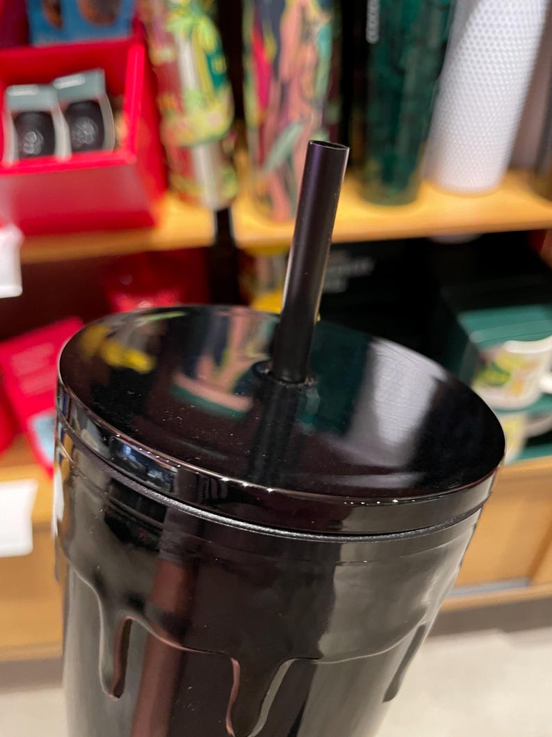 Starbucks Halloween Black Slime Cup Cold Oozing Tumbler Venti - Etsy