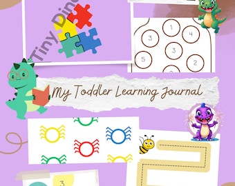 Halloween Toddler Preschool Activity Journal - Etsy