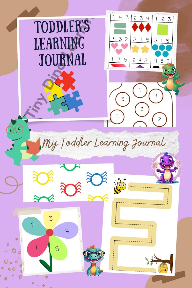 Toddler Learning / Activity Journals PRINTABLE - Etsy