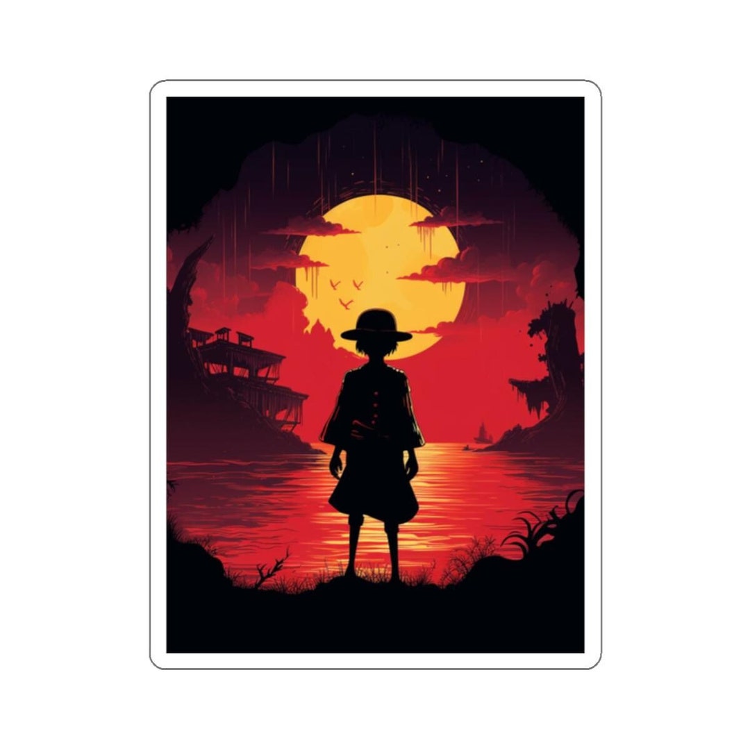 Monkey D Luffy Kiss-cut Stickers, Anime Decal, One Piece Fan Gift ...