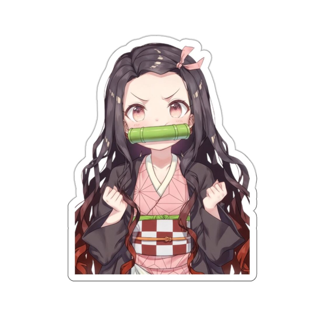 Nezuko From Demon Slayer Kiss-cut Stickers, Anime Stickers, Manga ...