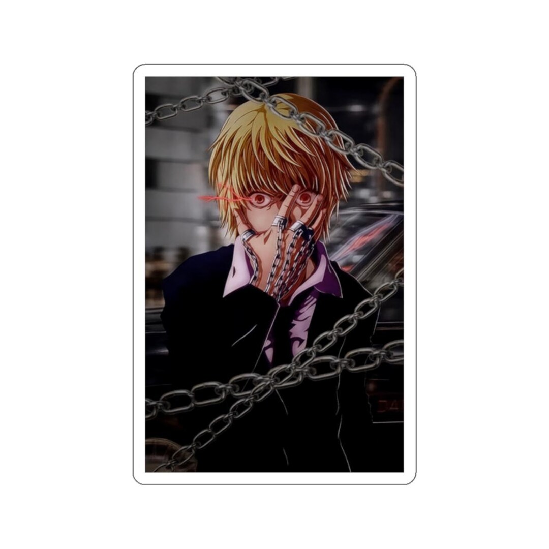 Kurpika Chains Scarlet Eyes Kiss-cut Stickers, Anime Sticker, Hunter X ...