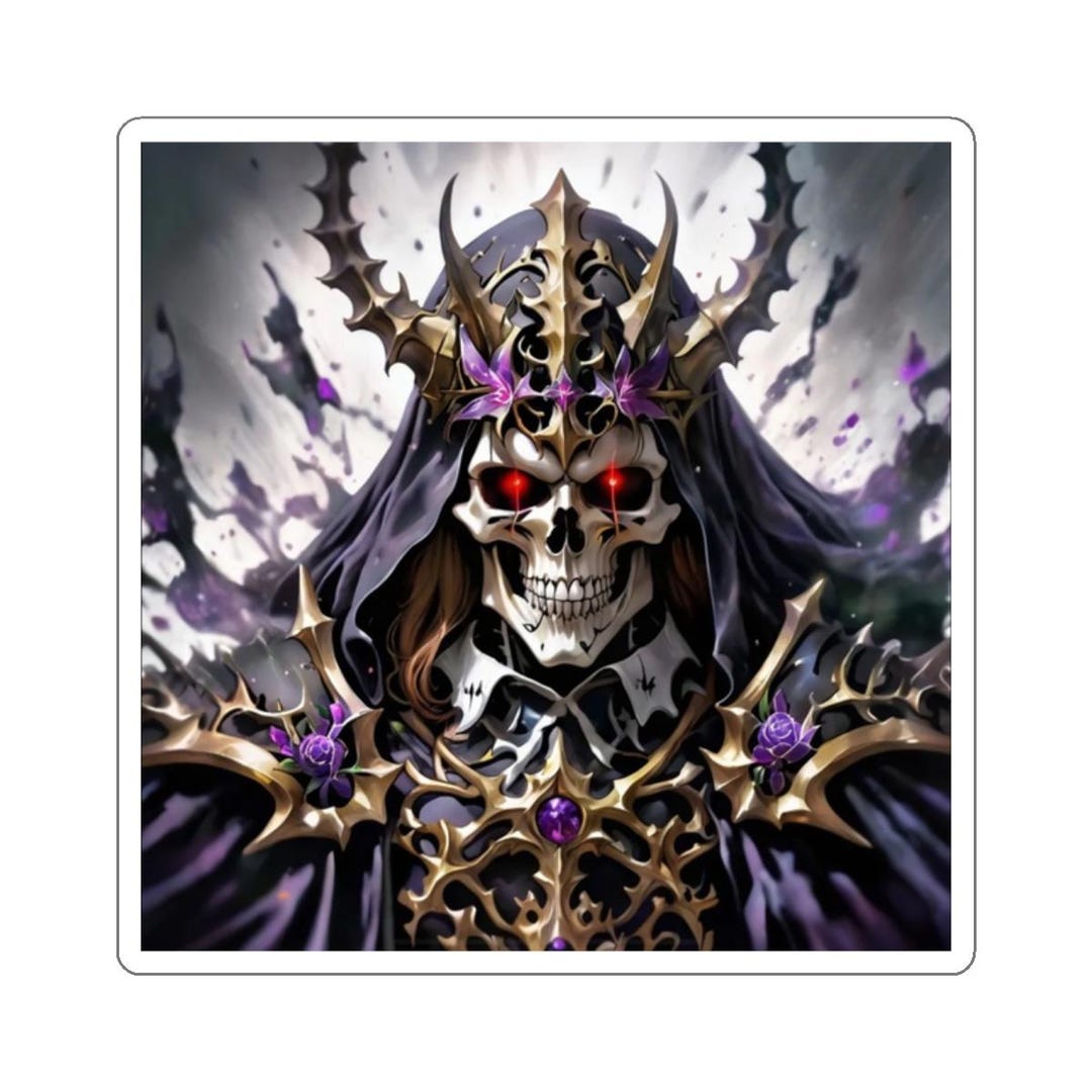 Anime Overlord Ainz Ooal Gown Supreme,kiss-cut Stickers, Laptop Decal ...