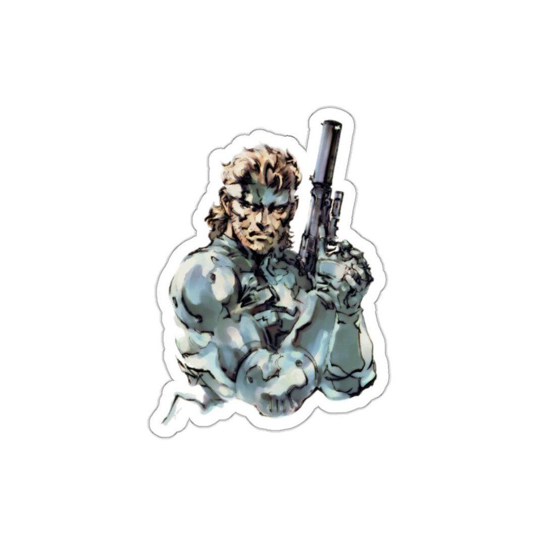 Metal Gear Solid Kiss-cut Stickers, Big Boss, Solid Snake, Hideo Kojima ...