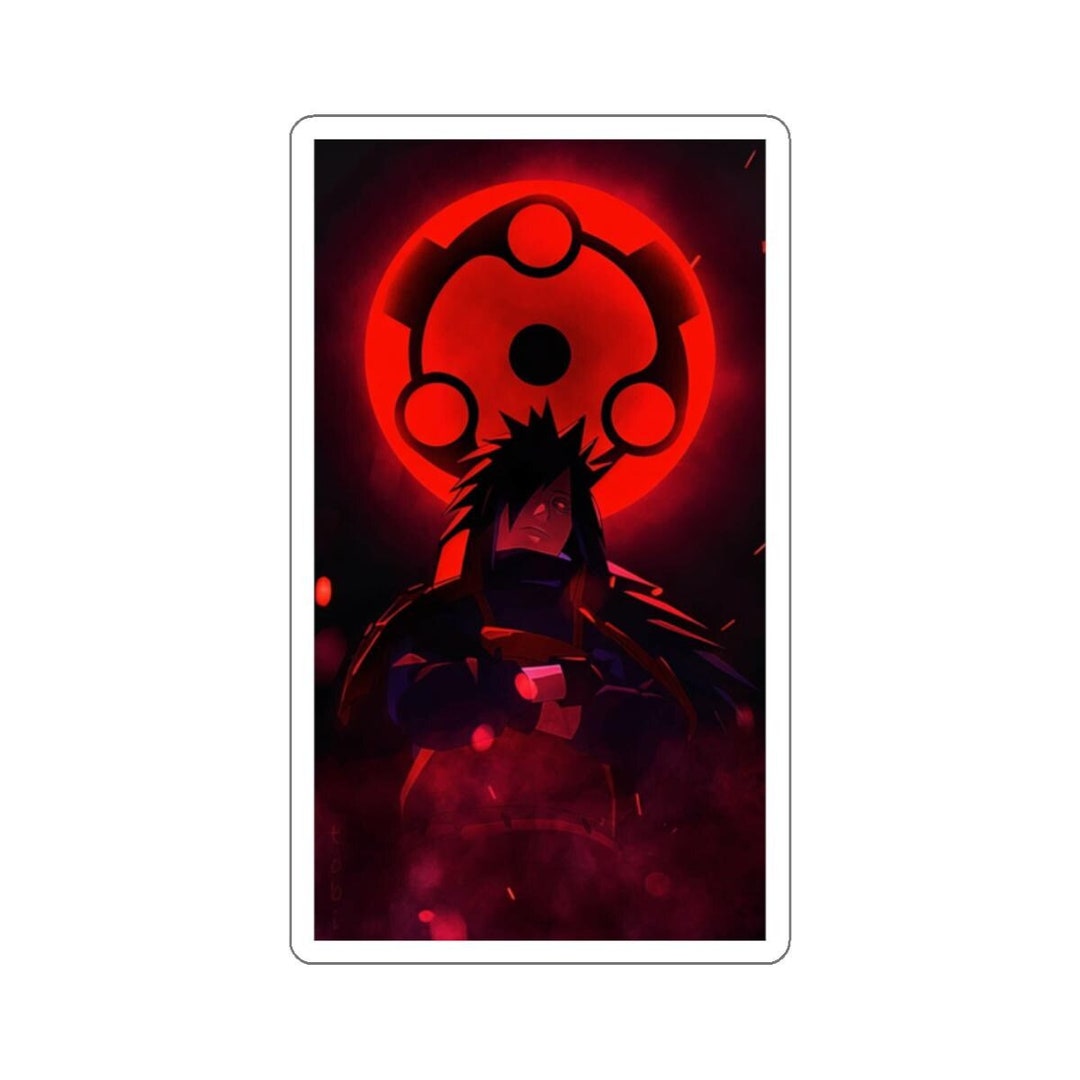 Anime Stickers, Madara Uchiha Mangekyou Sharingan Eyes, Decorative ...