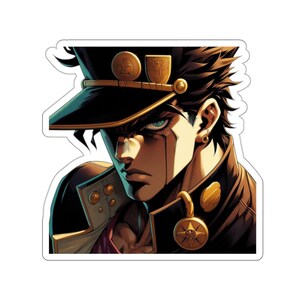 Jojos Bizarre Adventure, Jotaro Kujo Kiss-cut Stickers, Anime Sticker ...