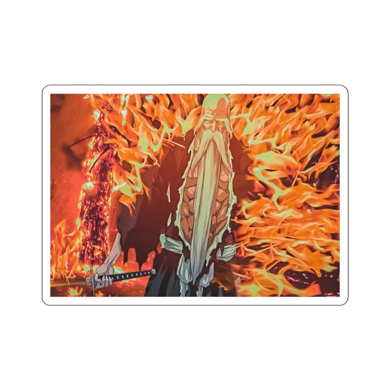 Anime Stickers, Genryusai Yamamoto, Bleach, Ichigo, Old Man Yamamoto ...