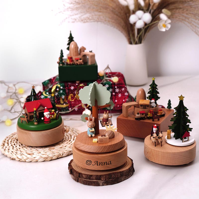 Christmas Music Boxes - Etsy