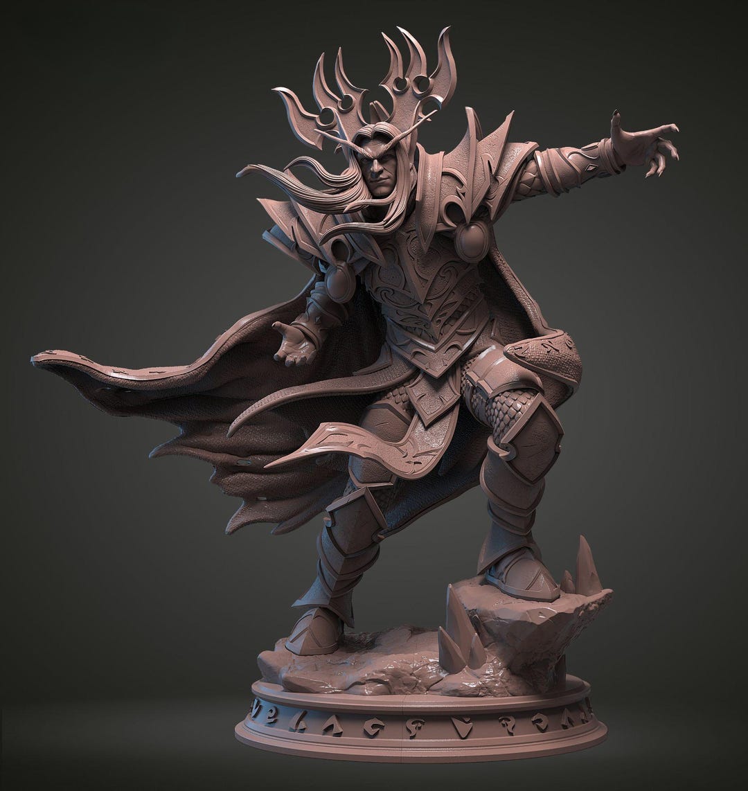 Kael'thas Sunstrider Figure World of Warcraft Unpainted High Quality ...