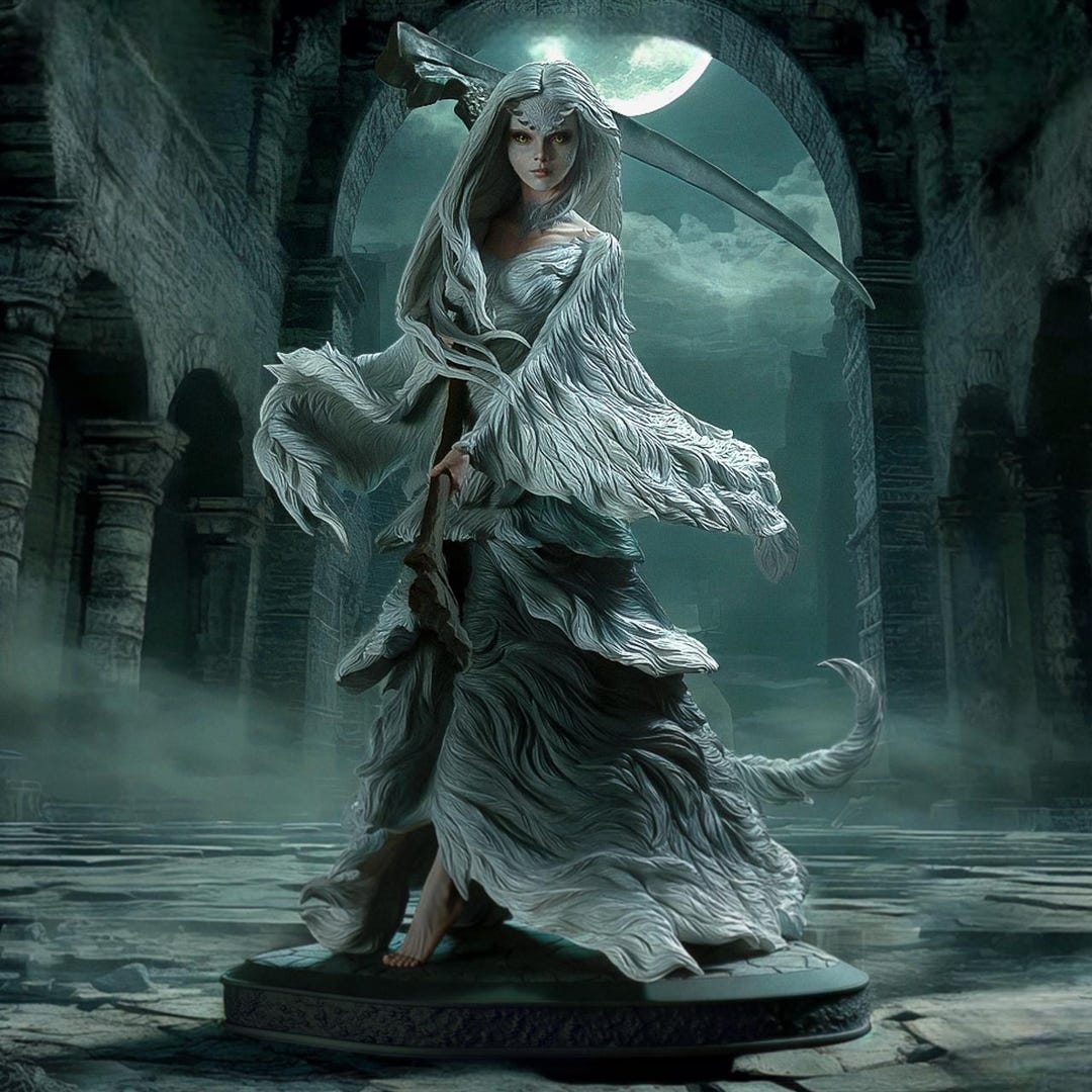 Crossbreed Priscilla Figurine Inspired by Dark Souls unpainted - Etsy