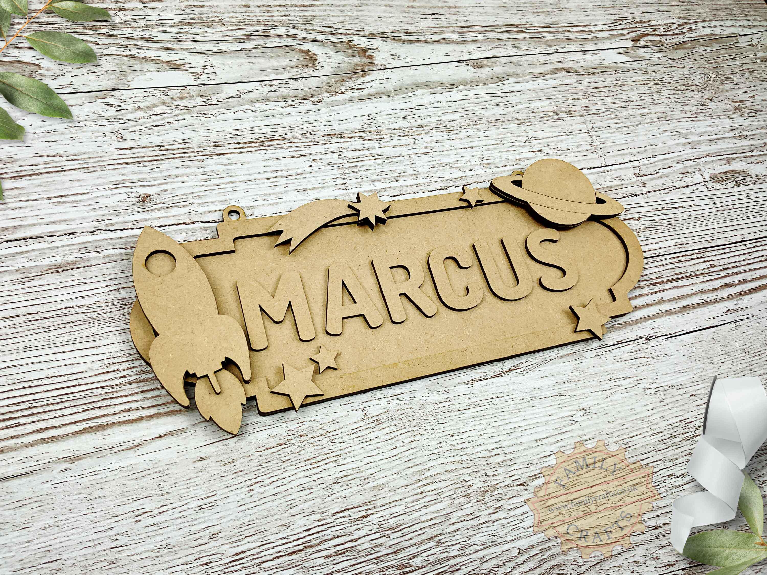 Kids Bedroom Door Sign, Personalised Child's Name Sign, Room Sign for ...