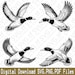 Flying Mallard Duck. SVG PNG PDF Files. Walking Lying Bird Lake River ...