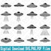UFO Flying Saucer. SVG PNG Pdf Files. Alien Space Ship Believe Vector ...