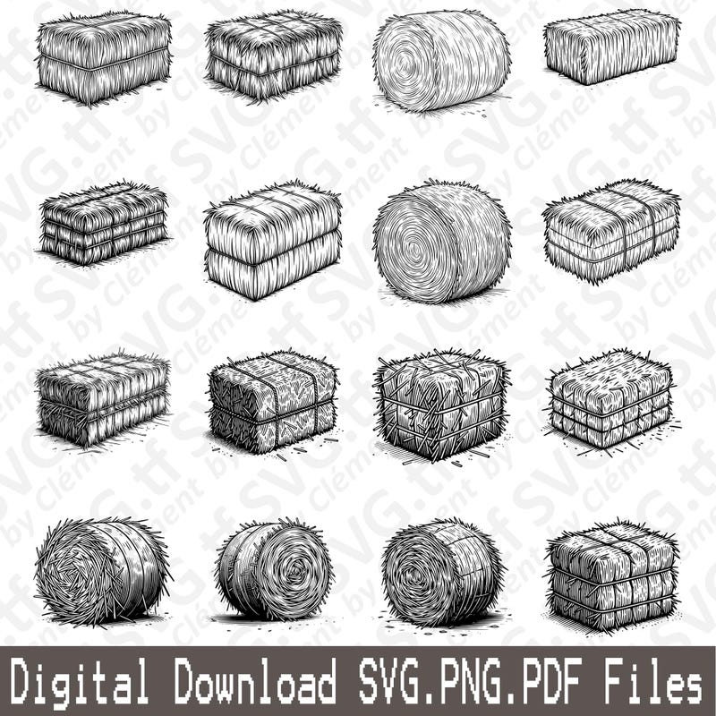 Farm Hay Svg - Etsy