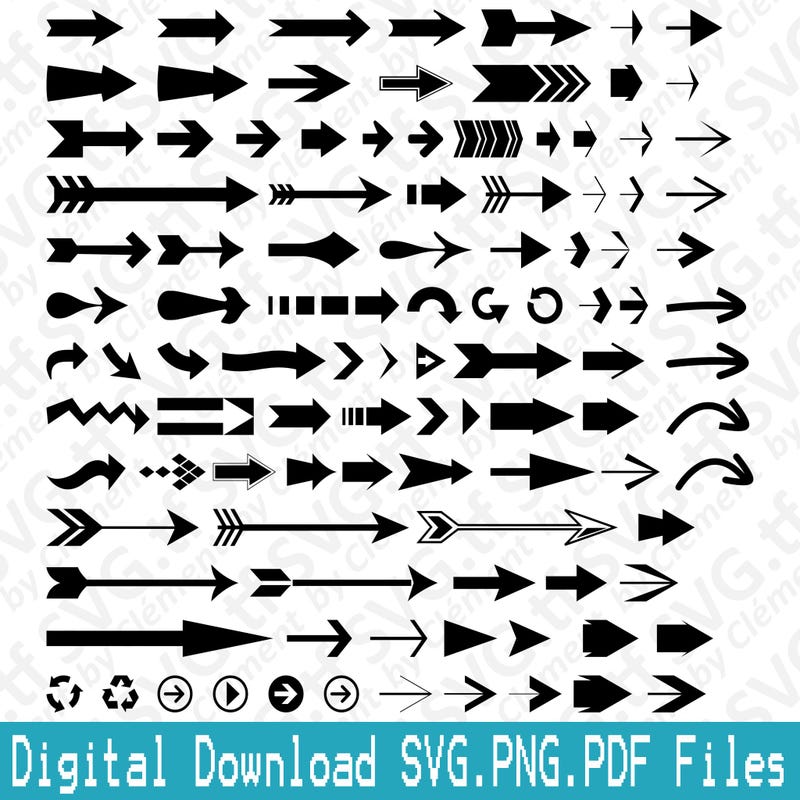 Pfeil silhouette - Etsy.de