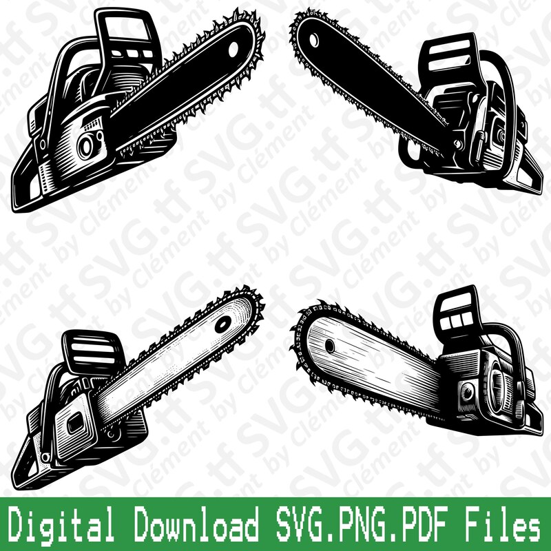 Chainsaw Svg - Etsy