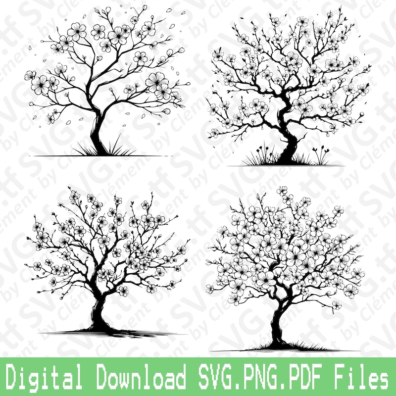 Paper Trees Japanese - Etsy