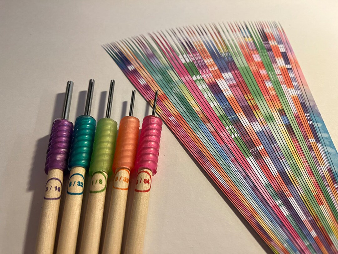 Deluxe Set of 5 Paper Bead Rollers and 60 Paper Bead Strips - Etsy