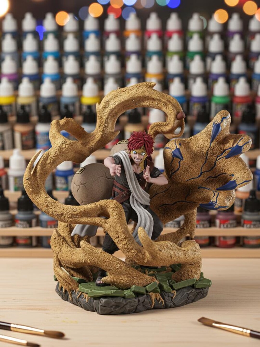 Naruto Shimpuden Gaara Fanart STL File 3dprint - Etsy Canada