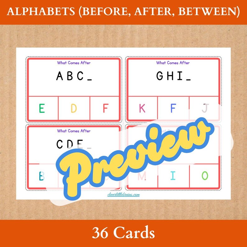 Alphabet Sequencing Clip Cards | Missing Letters | Alphabets for Kids ...