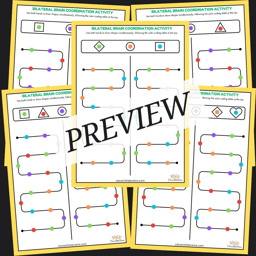 Dual-hand Shape Drawing – Enhance Bilateral Coordination & Focus ...