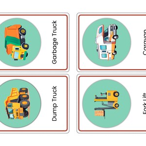 Road Transport Flashcards for Kids | Road Transport Names and Pictures ...