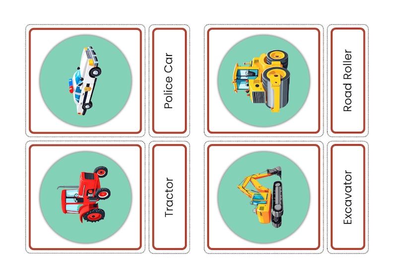 Road Transport Flashcards for Kids | Road Transport Names and Pictures ...
