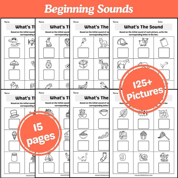 Beginning Sounds - Etsy
