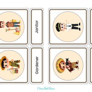 32 Profession Names Flashcards for Kids | Occupation Flashcards ...