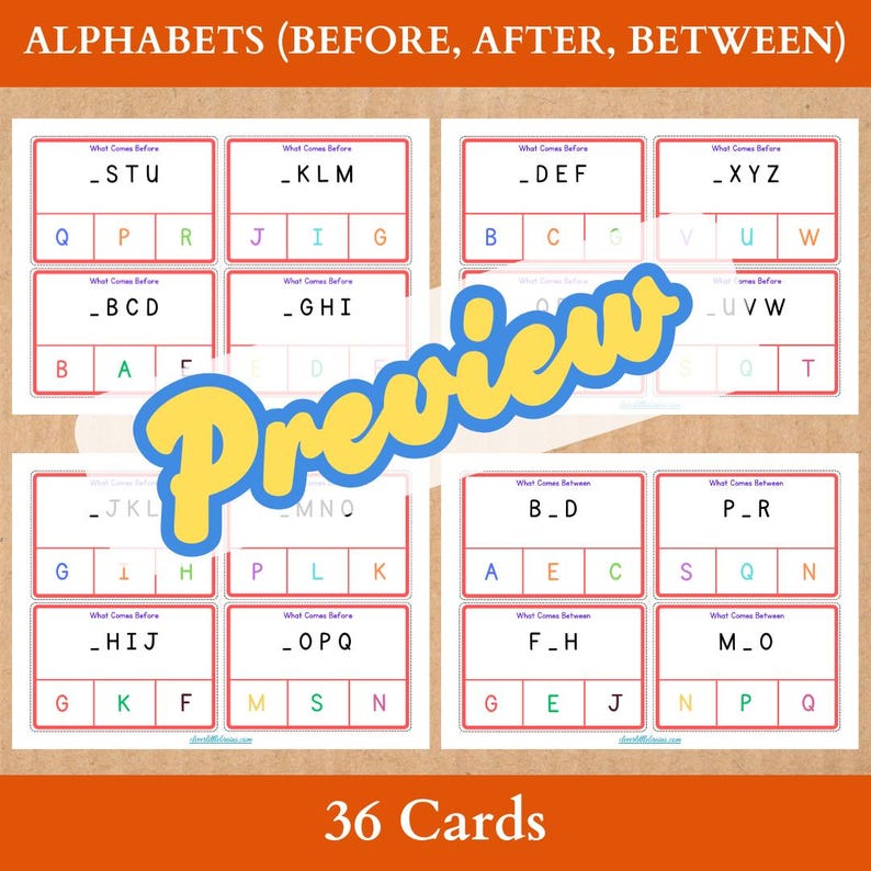 Alphabet Sequencing Clip Cards | Missing Letters | Alphabets for Kids ...