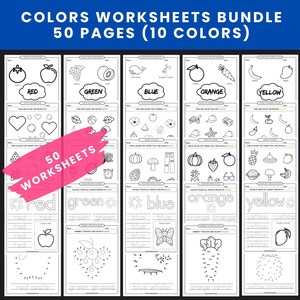 Ultimate Preschool Worksheets Learning Bundle – 640+ Printable Pages ...