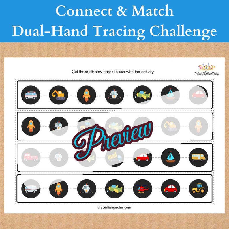 Connect & Match - Dual-hand Tracing Challenge | Improve Bilateral ...