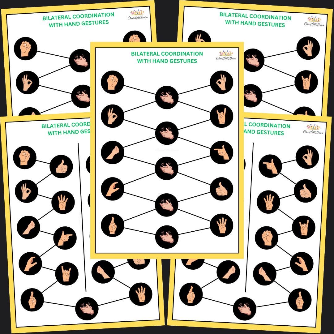 Bilateral Hand Gesture Imitation | Improve Hand Eye Coordination ...