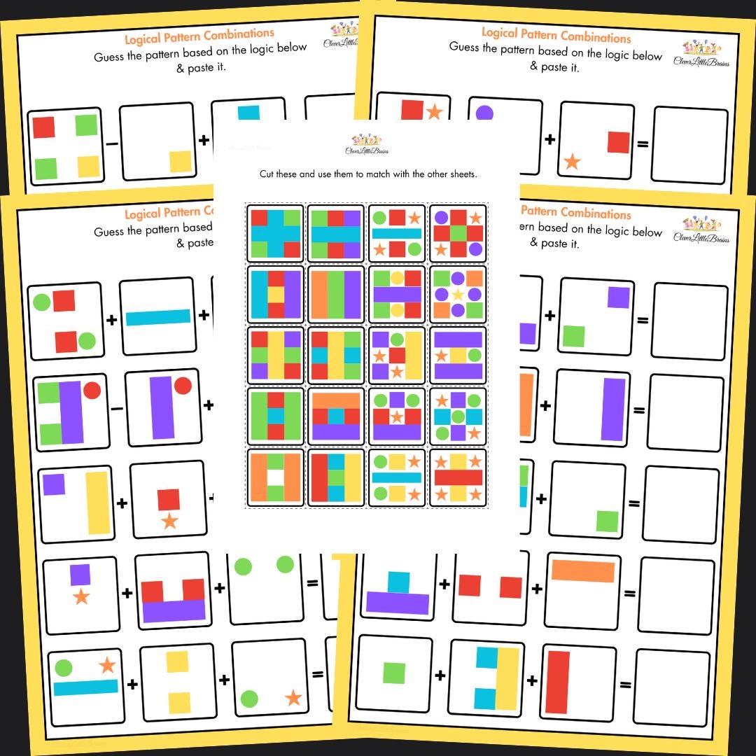 Pattern Math Puzzle - Think, Solve & Create | Problem Solving and ...
