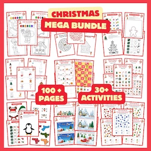 The Ultimate Christmas Mega Activities Bundle for Kids | 100+ Pages ...