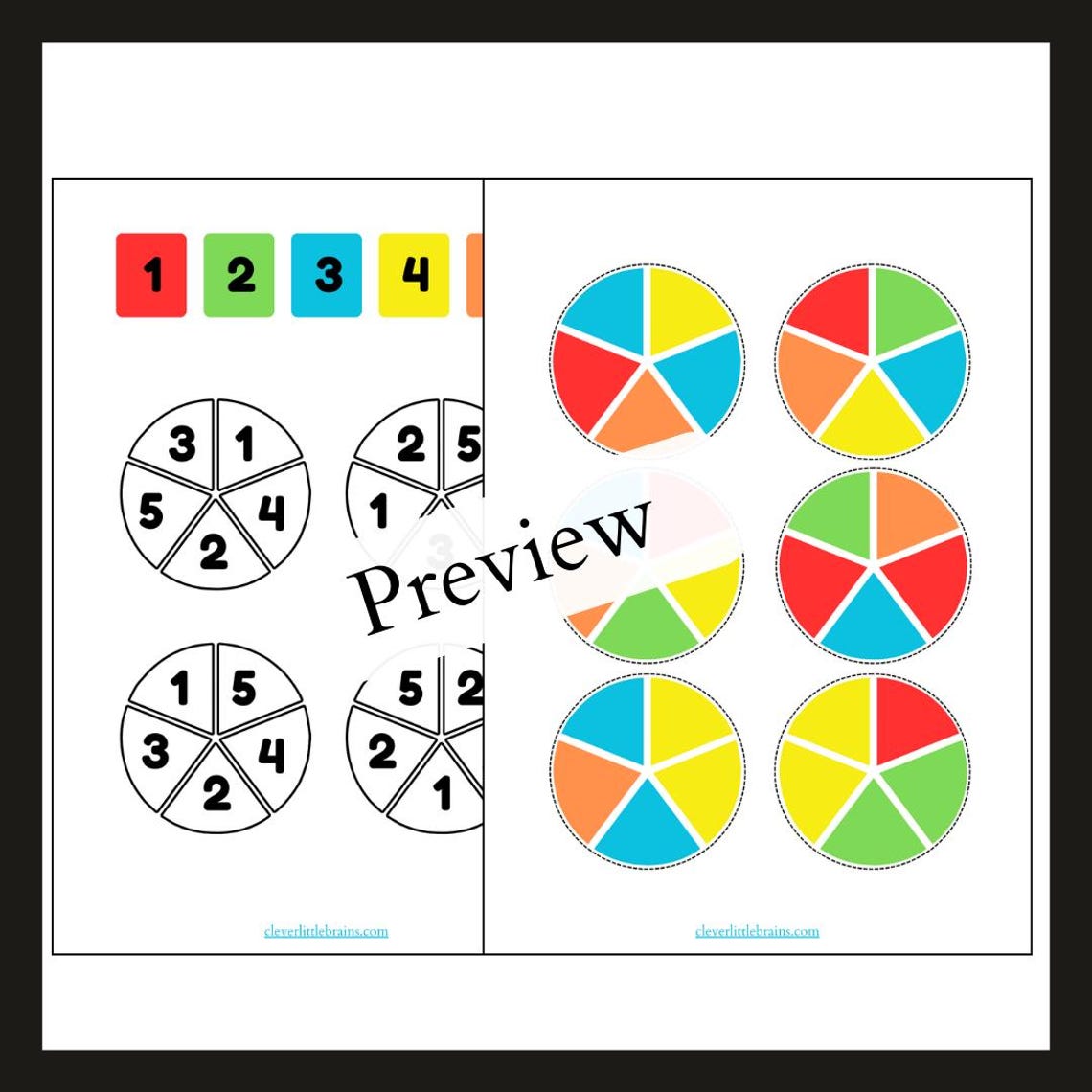 Color & Number Matching Activity for Kids | Improve Focus and Logical ...
