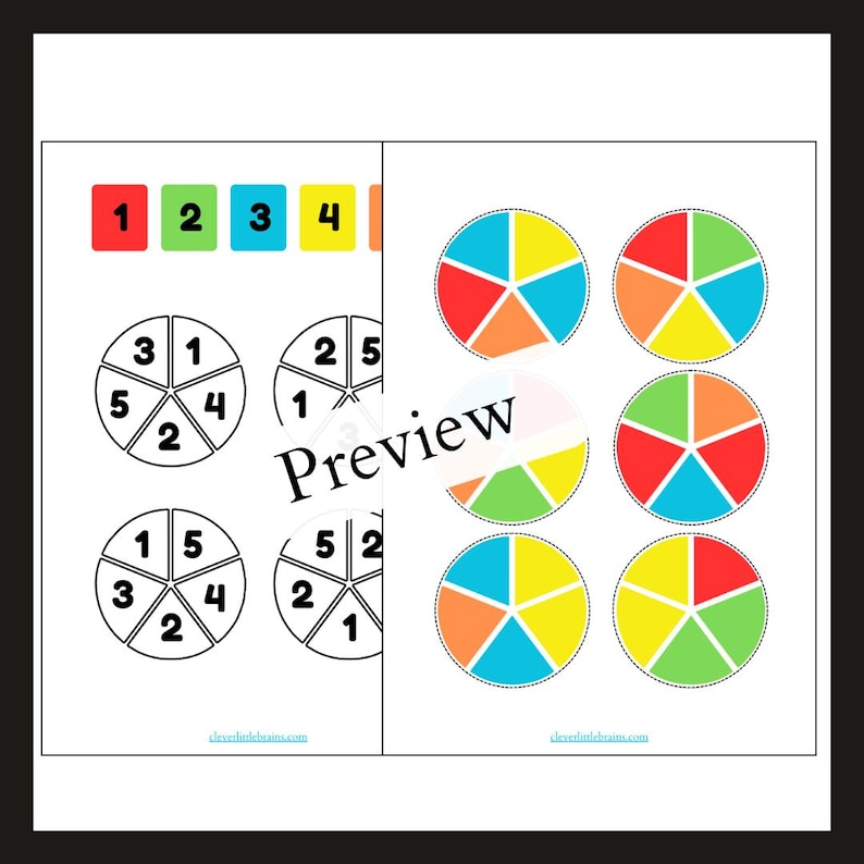 Color & Number Matching Activity for Kids | Improve Focus and Logical ...