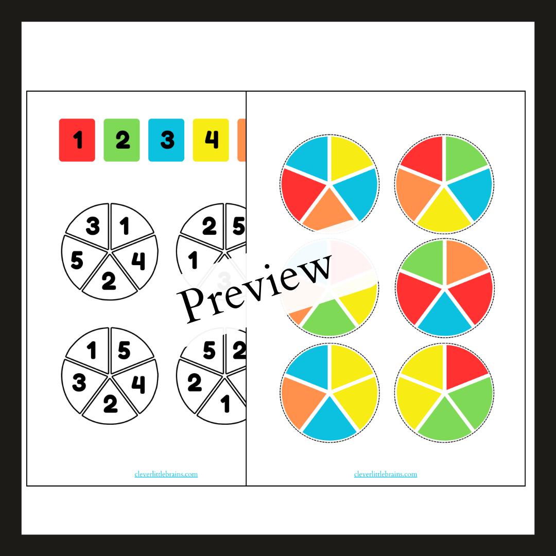 Color & Number Matching Activity for Kids | Improve Focus and Logical ...