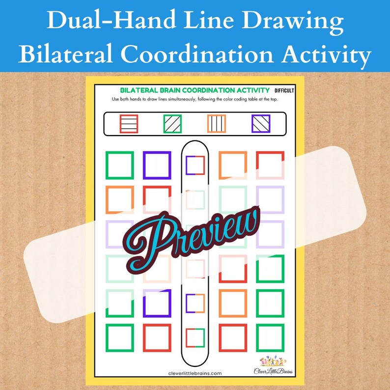 Dual-hand Line Drawing | Boost Bilateral Coordination & Focus | Improve ...
