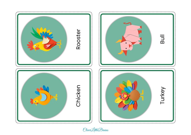 Domestic Animals Flashcards for Kids | Domestic & Farm Animals ...