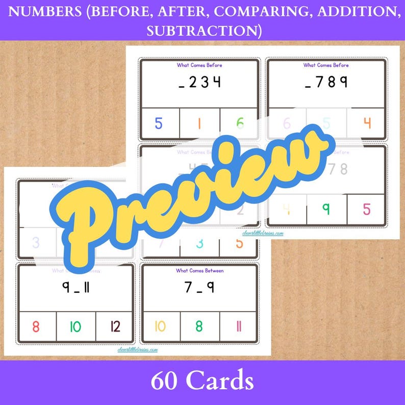 Numbers Activity Clip Cards | Number Sequencing | Addition ...