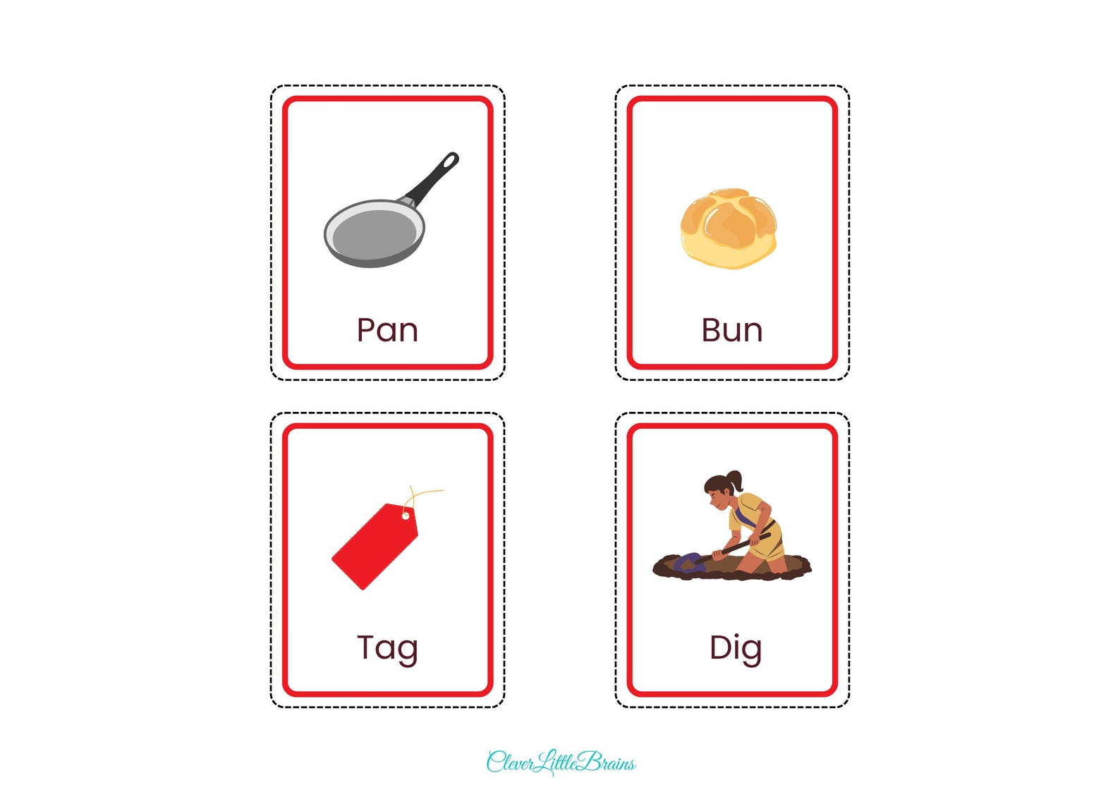 Rhyming Flashcards for Kids | Matching Rhyming Words With Pictures ...